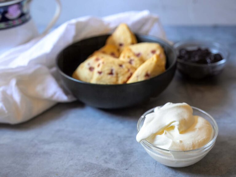 Easy Devonshire Cream Recipe for Scones (Clotted Cream)