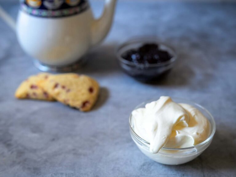 Easy Devonshire Cream Recipe for Scones (Clotted Cream)
